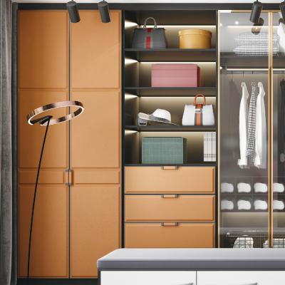 Cina Mjmhd CYLD-010 Anta per armadio personalizzabile stile shaker - Truciolato certificato ENF da 22 mm con laminato in PVC, bordatura in alluminio, resistente all'umidità per camera da letto e cabina armadio moderne in vendita