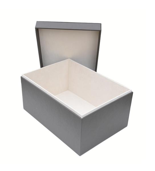 Quality MJHMD DG-H003 Faux Leather Storage Box with Lid, Handmade Decorative Organizer Box for Closet Shelf Office, Dark Brown for sale