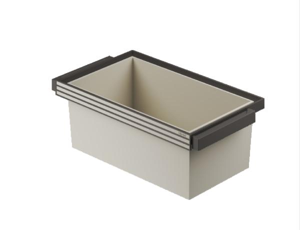 Quality Pull-Out Basket, Drawer Organizer Slide-Out Basket for Wardrobe - MDF PVC Material, Open Design, Space Saver for Underwear Socks (DB-1) for sale