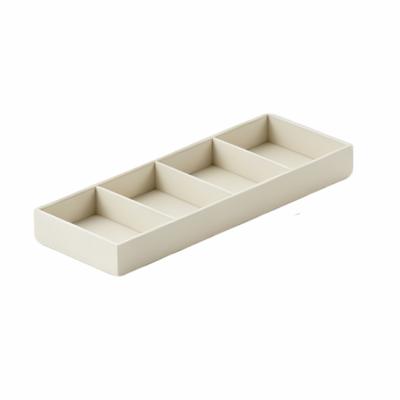 China FB-1 Modular DIY Jewelry Drawer Organizer, E0 MDF PVC Leather Handmade Tray for Wardrobe & Closet Storage for sale