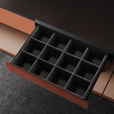 China Durable Adjustable Drawer Divider Featuring Quick Install Snap Fit Connectors Perfect for Organization in Office Kitchen Workshop Drawers for sale