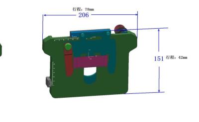 Cina fase durevole di Rackless degli accessori del microscopio di 206x151mm in vendita