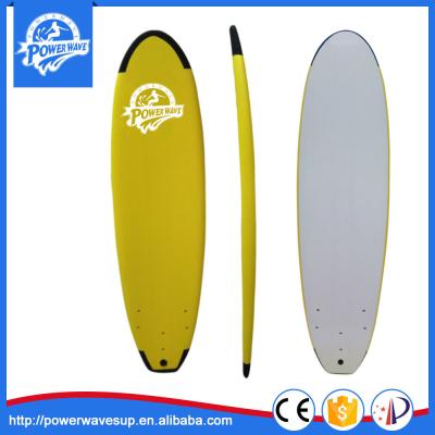 China Yellow 6ft Soft Surfboards Wholesale IXPE Soft Surfboard for Beginner for sale