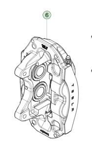 Cina Pinza freno anteriore sinistra Tesla Model 3 8008202-00-A 2017-2023 in vendita