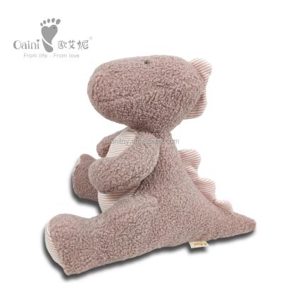 Cina ODM Lenitivo Peluche Ricamo Logo Grigio Dinosauro Peluche CE in vendita