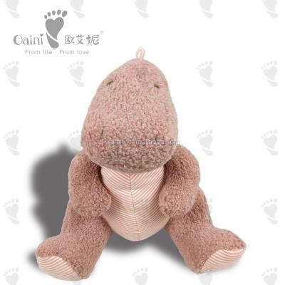 Cina ODM Lenitivo Peluche Ricamo Logo Grigio Dinosauro Peluche CE in vendita
