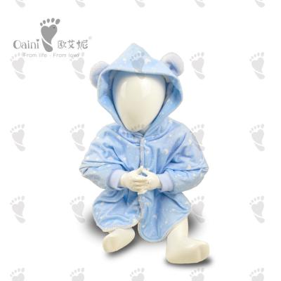 Cina Cappotto per neonato personalizzato Cappotto per neonato adorabile blu farcito 37 cm in vendita