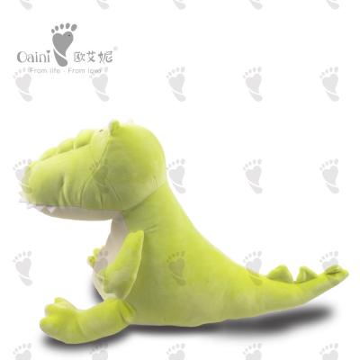 Cina 24 x 34 cm farcito cartone animato peluche coccodrillo infantile peluche eco amichevole in vendita