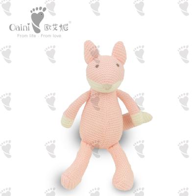 Cina 31 x 20 cm Cartoon Peluche Eco Friendly Infant Pink Fox Peluche in vendita