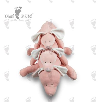 Cina Plushy Animal Soft Plush Toy 60cm Papa Pink Bunny Plushie in vendita
