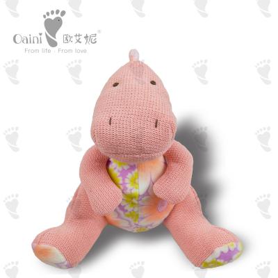 Cina 28 x 32 cm morbido peluche PP cotone peluche rosa dinosauro peluche animale in vendita