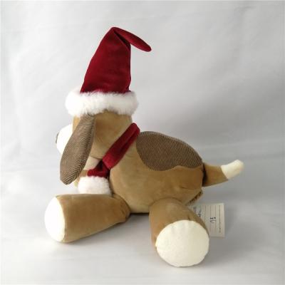 Cina Giocattoli di peluche natalizi adatti ai bambini Animali di peluche di Natale marrone peluche in vendita