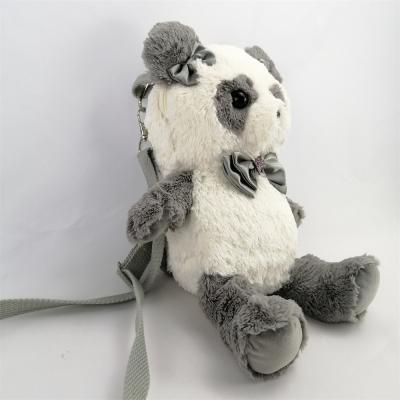 Cina Borsa a tracolla per zaino a forma di orso panda adatta ai bambini in cotone PP in vendita