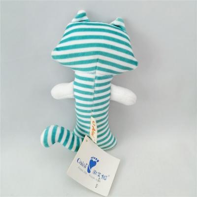 Cina 2023 Newest Skin-Friendly Super Soft Lovely Newborn Gift Comforter Rattle Toy  Plush Cat Rattle in vendita
