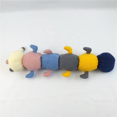 Cina OAINI ODM OEM Wholesale Custom Soft Baby Toy Multi Colors Plush Centipede PP Cotton Stuffed in vendita