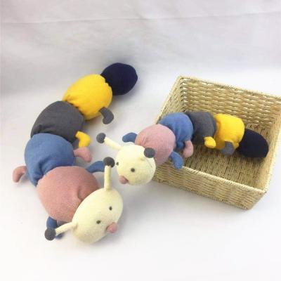 Cina OAINI ODM OEM Wholesale Custom Soft Baby Toy Multi Colors Plush Centipede PP Cotton Stuffed in vendita