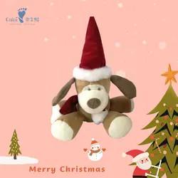 Cina Il cane di Natale di Toy Stuffed Animal Toys Soft del cane di OAINI gioca la bambola canina Huggable dei pp del cotone del bambino comodo del materiale da otturazione in vendita