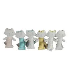 Cina Animal Plush Infant Holding Squeaker Soft Rattle Newborn Educational Musical Toy in vendita