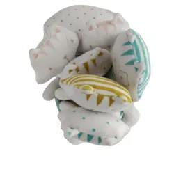 Cina Animal Plush Infant Holding Squeaker Soft Rattle Newborn Educational Musical Toy in vendita