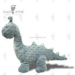 Cina Custom Cute Green Dinosaur Plush Toy 36cm Infant Sleeping Soft Toys in vendita
