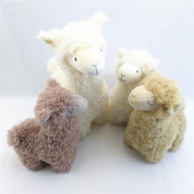 Chine Produit OEM ODM Fabricant EN71 Sécurité personnalisée Les enfants jouent à la broderie Poupée debout doux Animaux jouets créatifs Plush Llama Alpaca à vendre