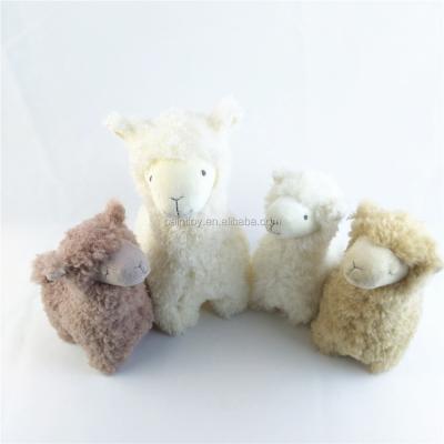 Chine Produit OEM ODM Fabricant EN71 Sécurité personnalisée Les enfants jouent à la broderie Poupée debout doux Animaux jouets créatifs Plush Llama Alpaca à vendre
