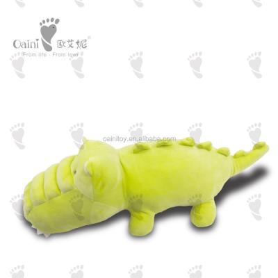 中国 ODM OEM Custom Lying Down Super Soft Gift Pillow Animal Toy Stuffed Crocodile Toy 販売のため