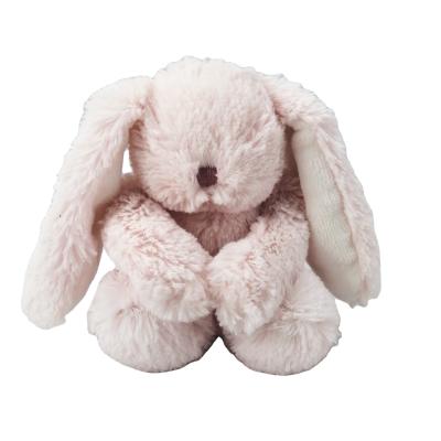 China EN71 Custom Size Cute Infant Comforter Soft Skin Friendly Stuffed Bunny Toy Kids Christmas Gift Te koop