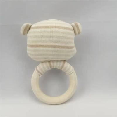 Cina Prodotto per la pelle, per bambini, giocattolo di scimmia, in legno, in cotone, in colore biologico, antiacari, con denti a casca di bambino in vendita