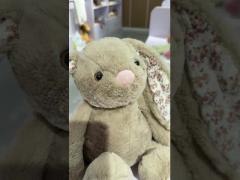 35 X 19cm Polar Bear Towel Stripe Plush Bear Baby Security Soothing Towel