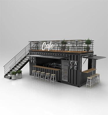 中国 モダンデザイン 2階建て ポータブルコンテナハウス 20フィートまたは40フィート プリファブリックハウス 販売のため