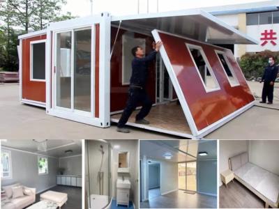 中国 2023 スタイルの拡張可能なコンテナハウス 現代のデザインスタイルで ワイファング市 販売のため