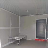 China Prefabricated 20ft Office Flat Pack Foldable Container House with PVC Sliding Window for sale