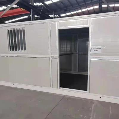 Cina Prefabbricato 20ft Office Flat Pack Foldable Container House con finestra scorrevole in PVC in vendita