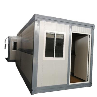 China Draagbare 20ft geprefabriceerde opvouwbare containerhuizen met gegalvaniseerd staalframe Te koop