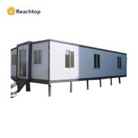 China Galvanized Steel Frame Modern Mobile Folding Container House With Bathroom for sale