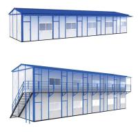 China Galvanized Steel Frame Type K Prefab House Modular Container House for sale