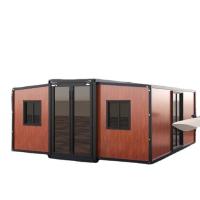 China Expandable Prefab Container House Sandwich Panel Construction for Customized Design for sale