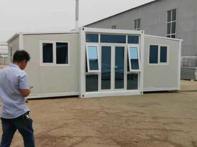 China Hotel accommodatie opties uitbreidbaar containerhuis met licht staal frame Te koop