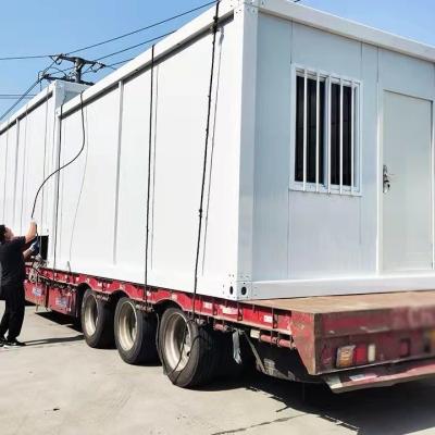 中国 ホテルプレファブ フラットパック コンテナハウス PVC スライディングウィンドウ シンプルなデザイン 販売のため