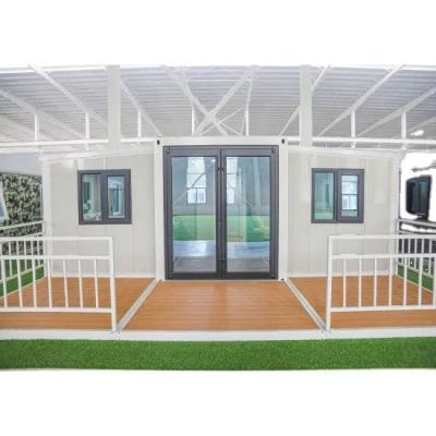 China Vinnige installatie Voordeel Standaard prefab Modulaire Moderne Luxe Woonhuizen Uitgebreide Uitbreidbare Containerhuis Te koop
