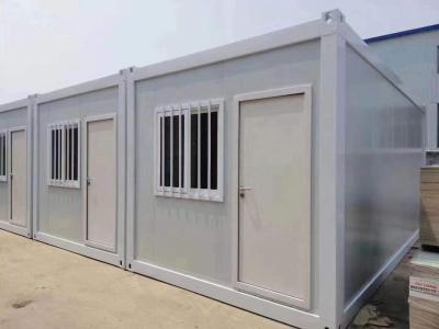 China Habitação Casa de contêineres de embalagem plana com janela deslizante de PVC de design tradicional à venda