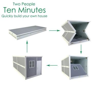 China Snel bouwen broodje paneel Prefab Living Container Tiny House voor Modern Design Leven Te koop