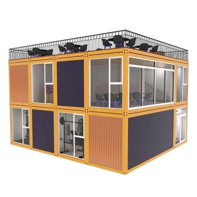 China Modern ontwerp buitencontainerhuis met staalconstructie en EPS-sandwichpaneel Te koop