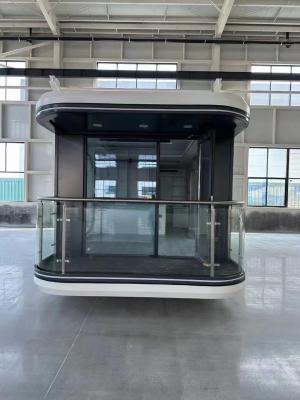 China Casa pré-fabricada de aço leve Container de cápsula espacial de luxo pré-fabricada portátil à venda