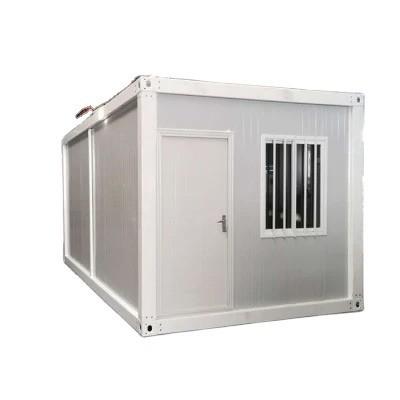 China 20ft opvouwbare containerhuizen huis buiten geprefabriceerde schuur opslag voor veelzijdig Te koop