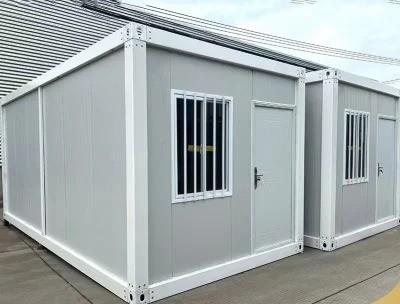 China 20ft opvouwbare containerhuizen huis buiten geprefabriceerde schuur opslag voor veelzijdig Te koop