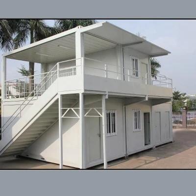 China 20ft opvouwbare containerhuizen huis buiten geprefabriceerde schuur opslag voor veelzijdig Te koop