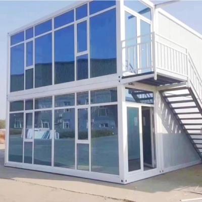 China 20ft opvouwbare containerhuizen huis buiten geprefabriceerde schuur opslag voor veelzijdig Te koop