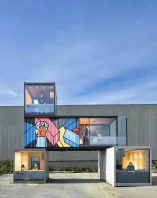 Cina Container prefabbricati staccabili Case per uffici Hotel Giardino Living Container House in vendita